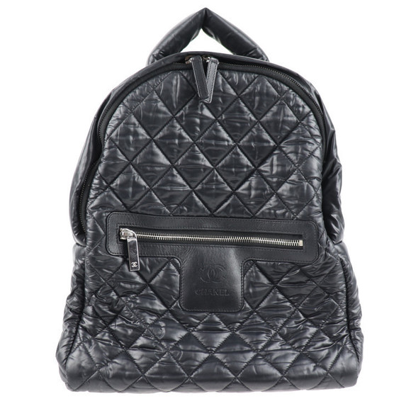 CHANEL | Bags | Chanel Coco Cocoon Quilted Rucksack Daypack Black ...